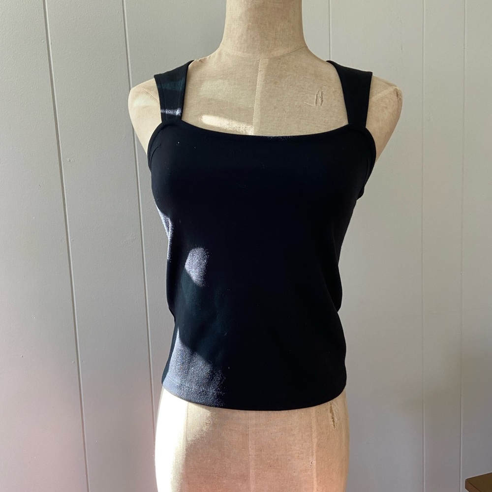 Maeve Black Tank - Gem